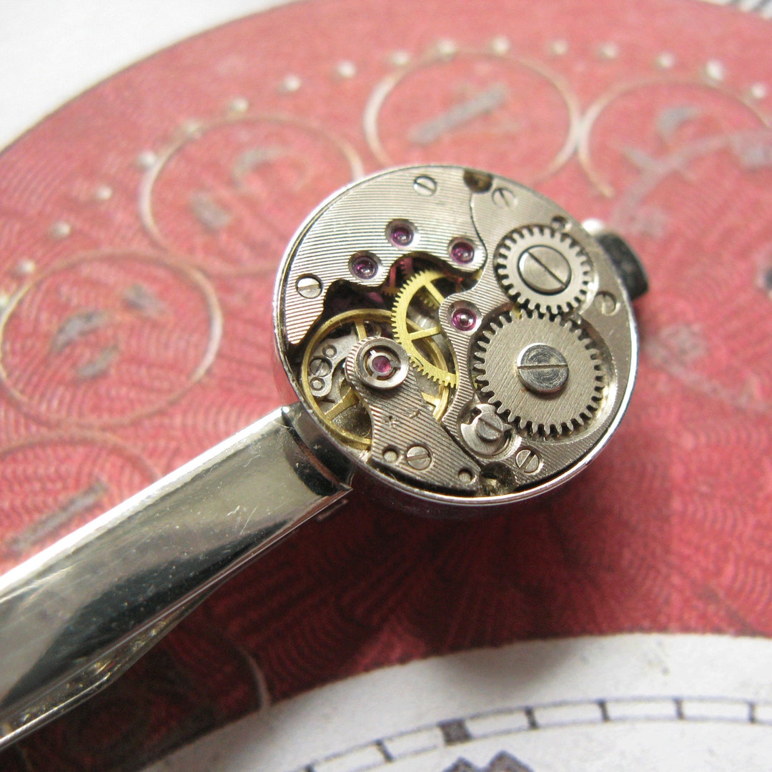 Steampunk Tie Tack, Vintage Style Accessory, Present for Him, Tie Tack ...