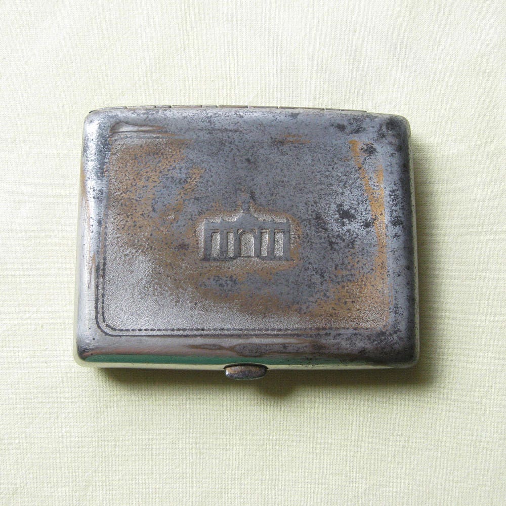 Vintage Cigarette Case Smokers Gifts Art Nouveau Case Men - Etsy