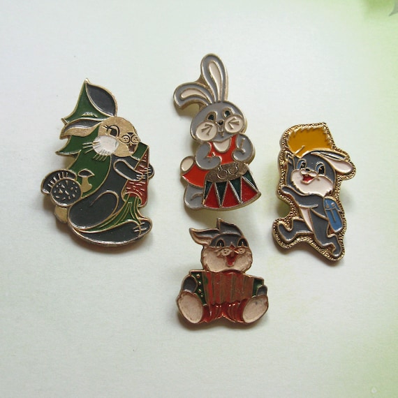 Vintage Cartoon Characters Pins, Cartoon Badges, Pins… - Gem