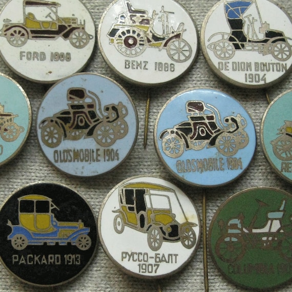 Vintage Auto Badges, Vintage Truck, Auto Lapel Pin, A… - Gem