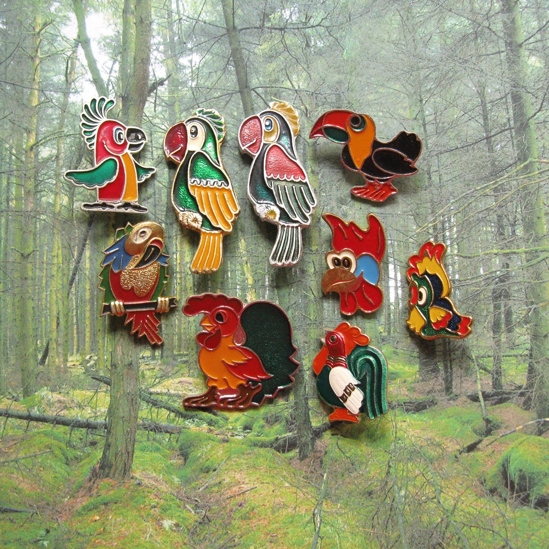 Vintage Cartoon Characters Pins, Cartoon Badges, Pins for Collectors ...