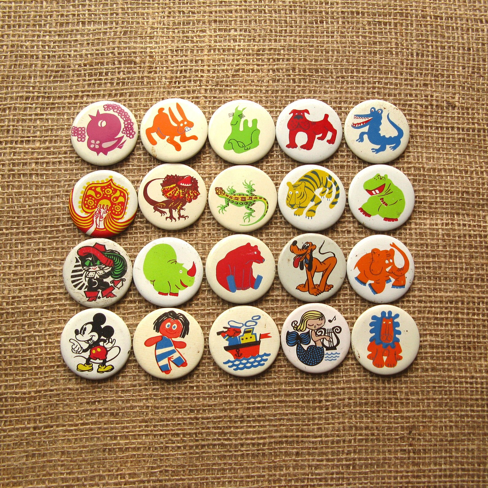 Vintage Cartoon Characters Pins 80s Pins Pin Collectors 80s - Etsy