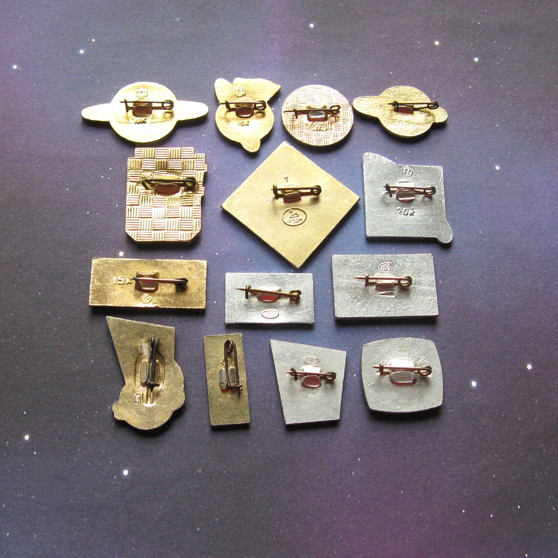 Vintage Space Pins Cosmos Exploration Space Badge Space | Etsy