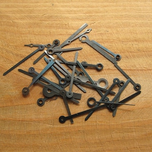 Vintage Clock Hands, Tiny Clock Hands, Metal Clock Hands, Small Metal ...