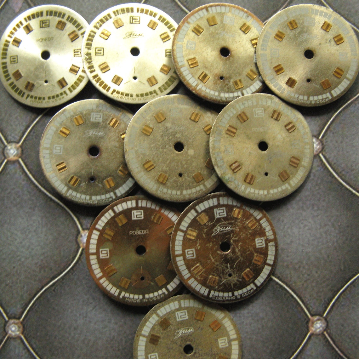 18 pcs Vintage Watch Faces Zim Watch Faces Round Watch Face | Etsy