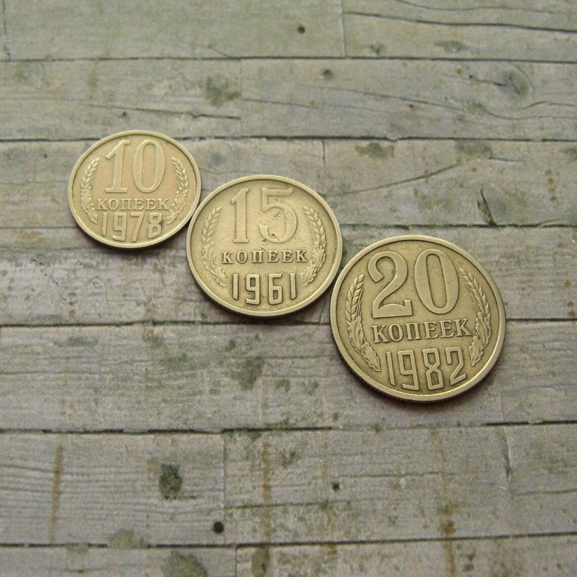 Full USSR Coin Set, Soviet Nominal Collection (1961-1991) - Etsy