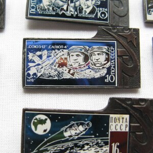 Vintage Space Pins Cosmos Exploration Space Badge Space - Etsy
