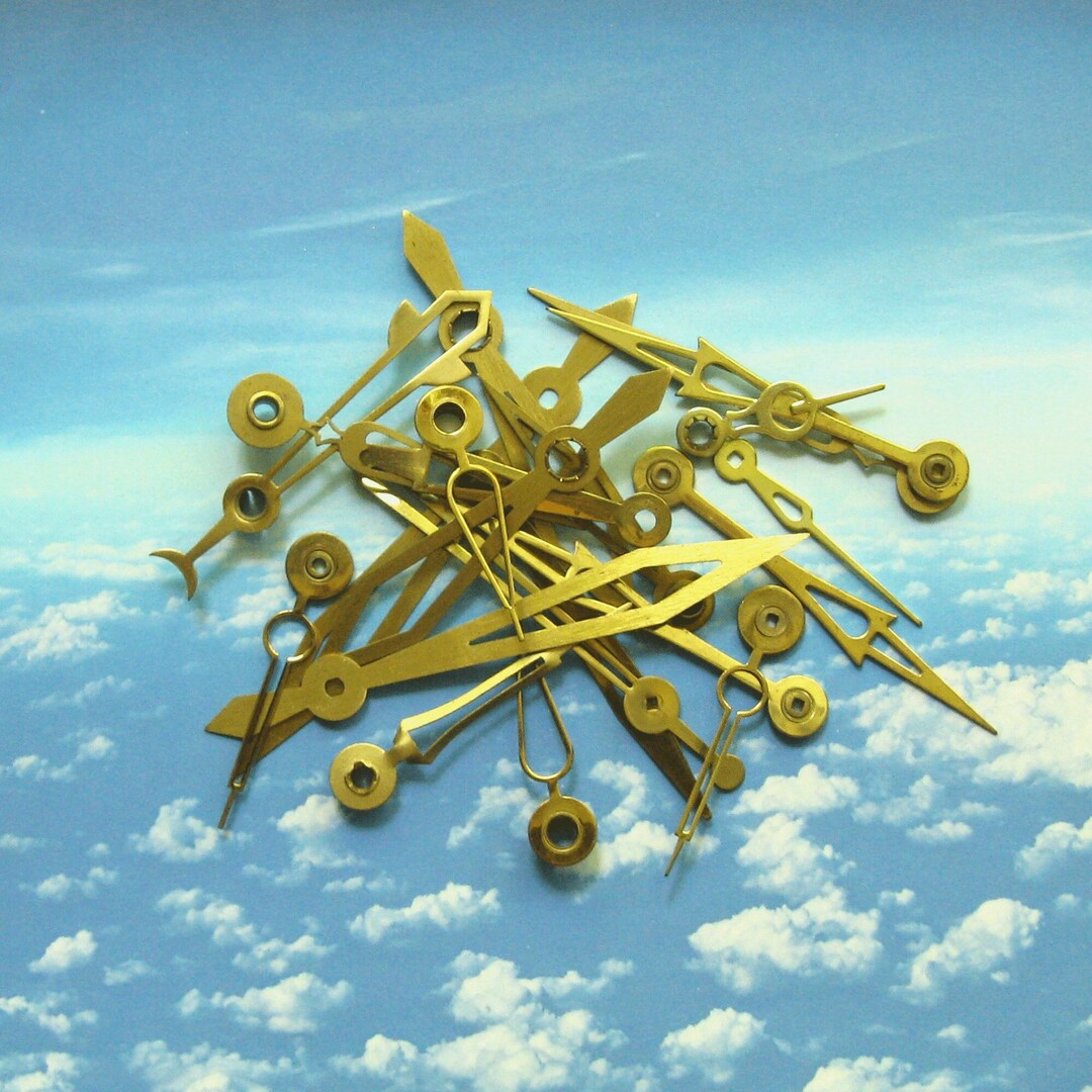 21 Vintage Clock Hands, Tiny Clock Hands, Metal Clock Hands, Small ...