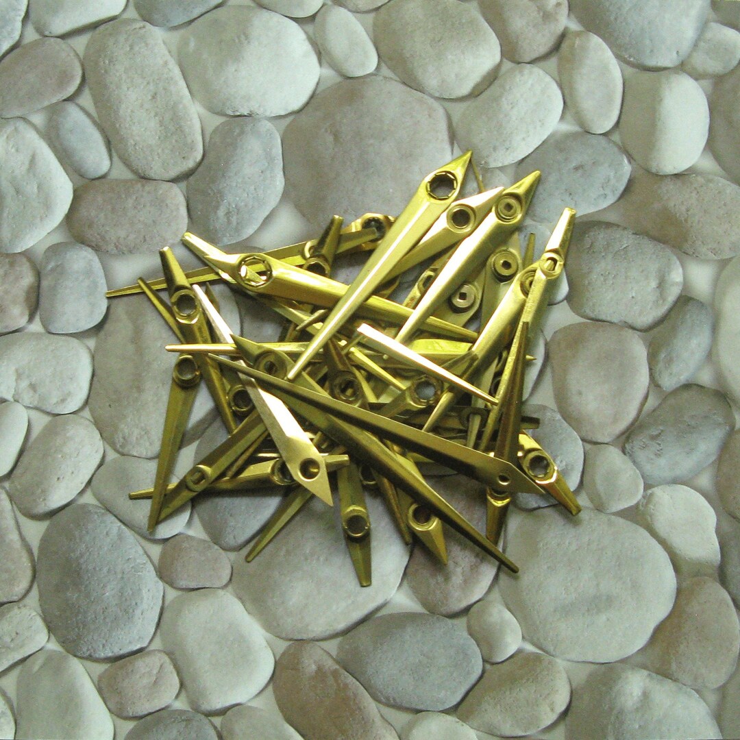 12 Vintage Clock Hands, Tiny Clock Hands, Metal Clock Hands, Small ...