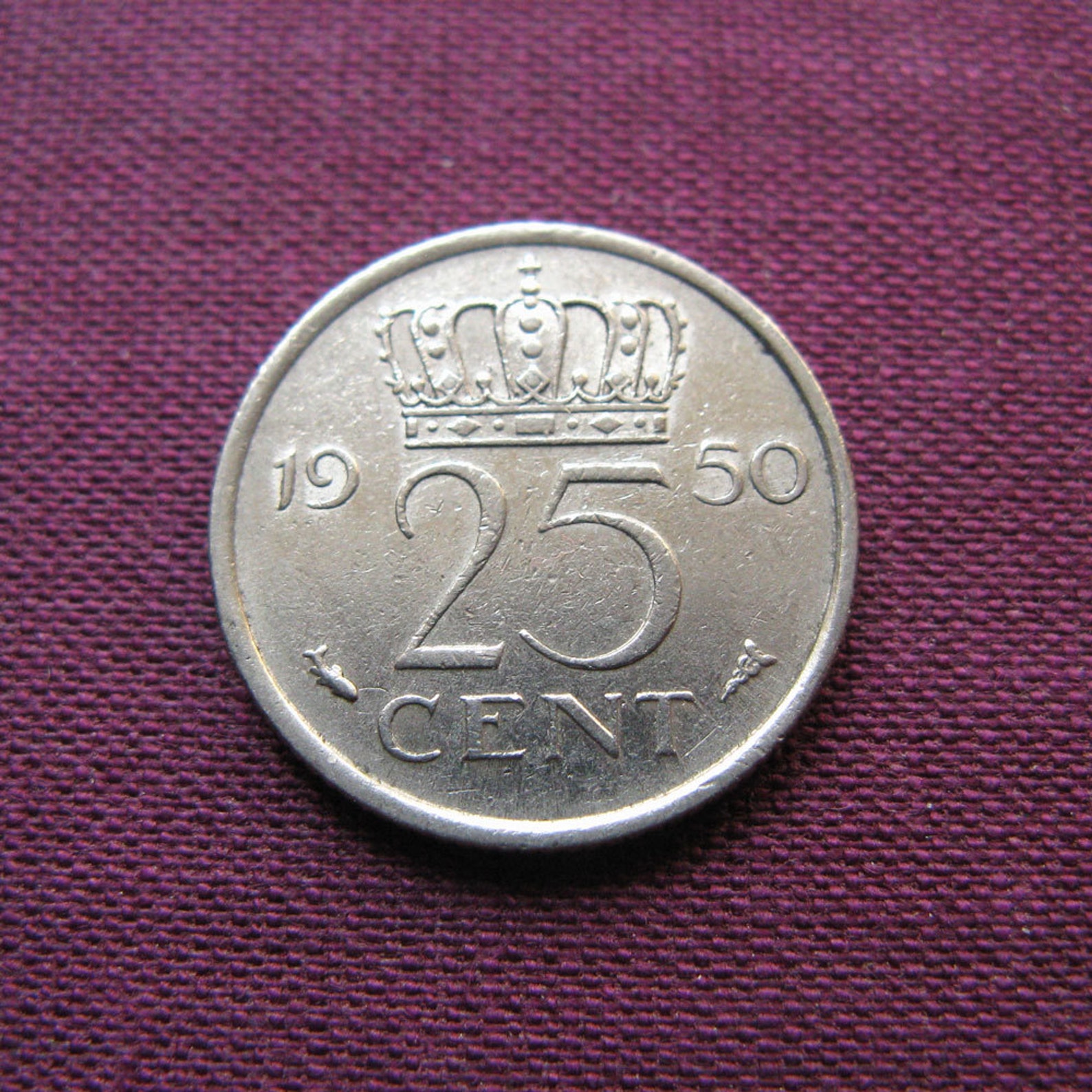Vintage Dutch 25 Cents Coin Set: Nederland Coins, 1950s-80s (12pc) - Etsy