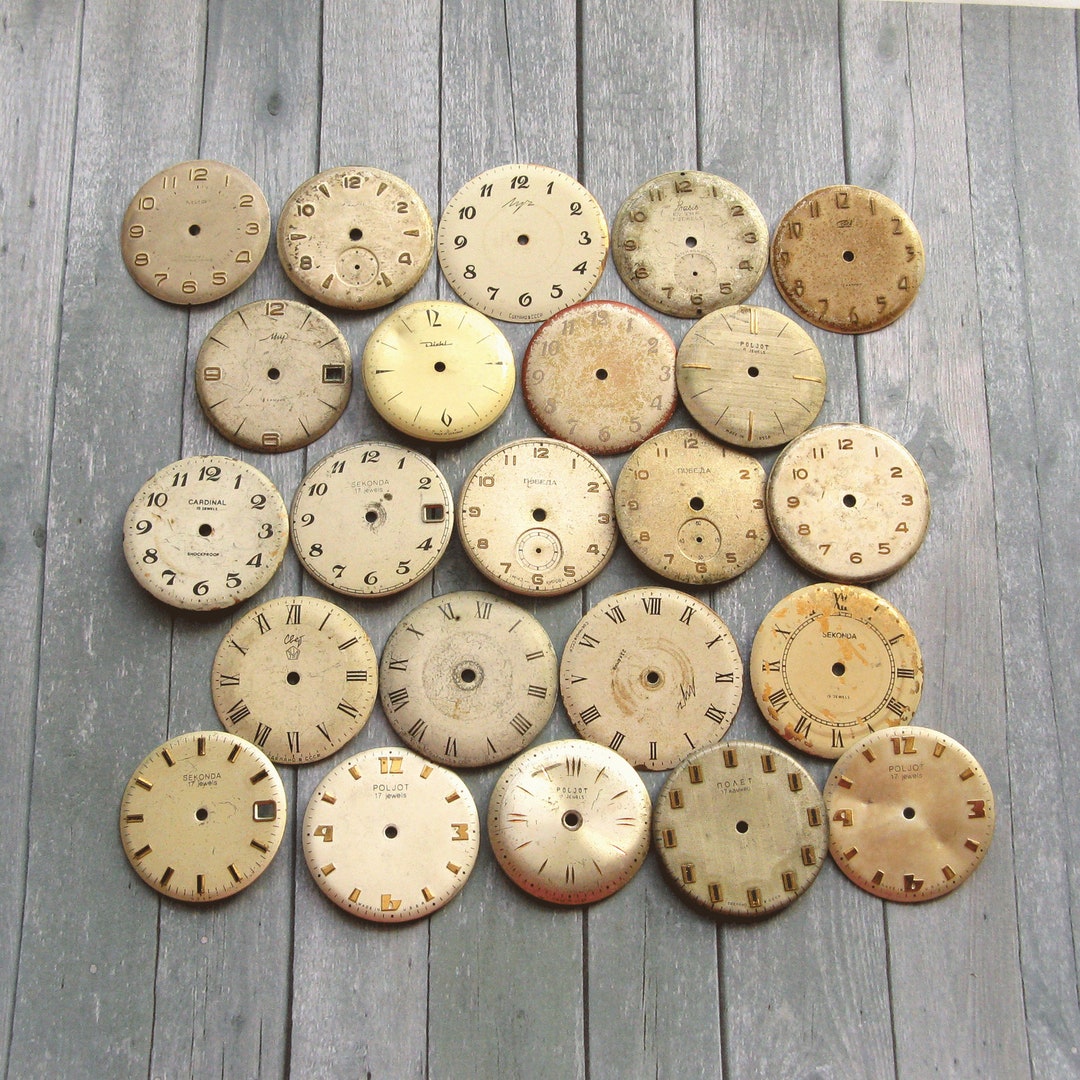 23 Vintage Watch Faces: Altered Art Supply (27-32 Mm) - Etsy