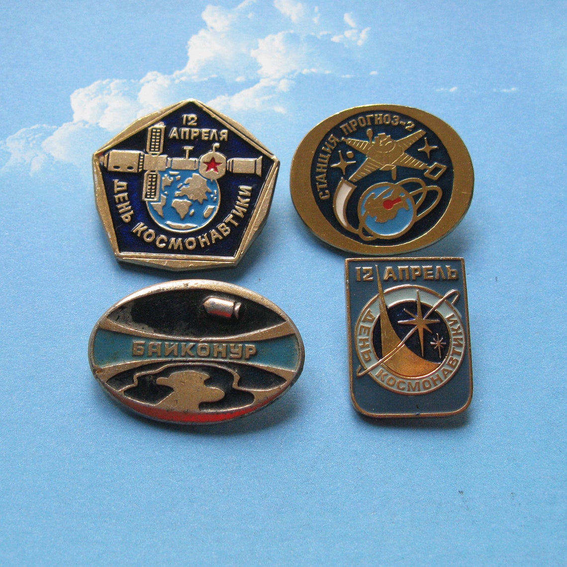 Vintage Space Pins, Cosmos Exploration, Space Badge, Space Collectible ...