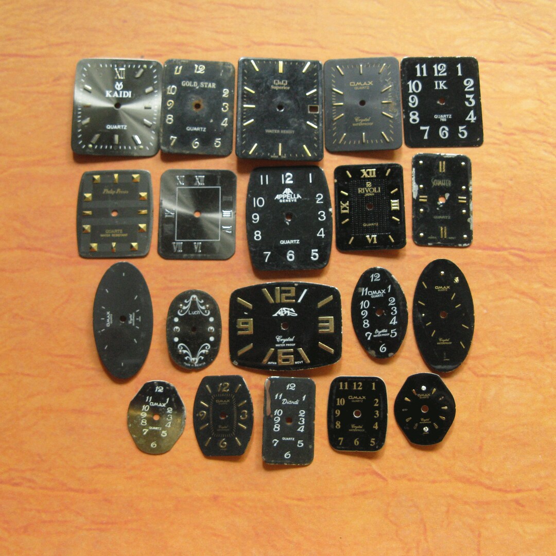 20 Pcs Vintage Watch Faces Altered Art Gear Classic Watch - Etsy