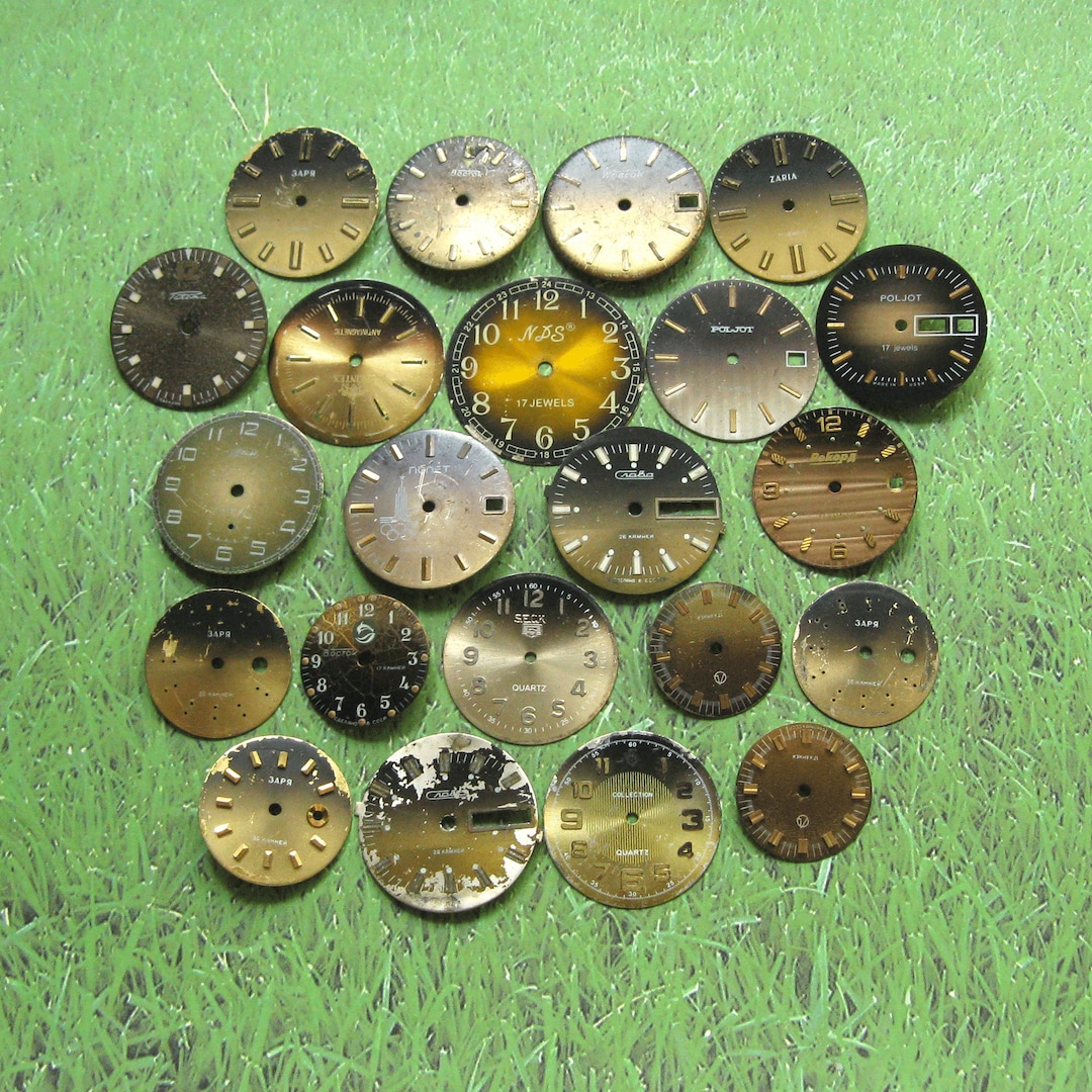 22 Pcs Vintage Watch Faces, Watch Faces, Round Watch Face, Steampunk ...