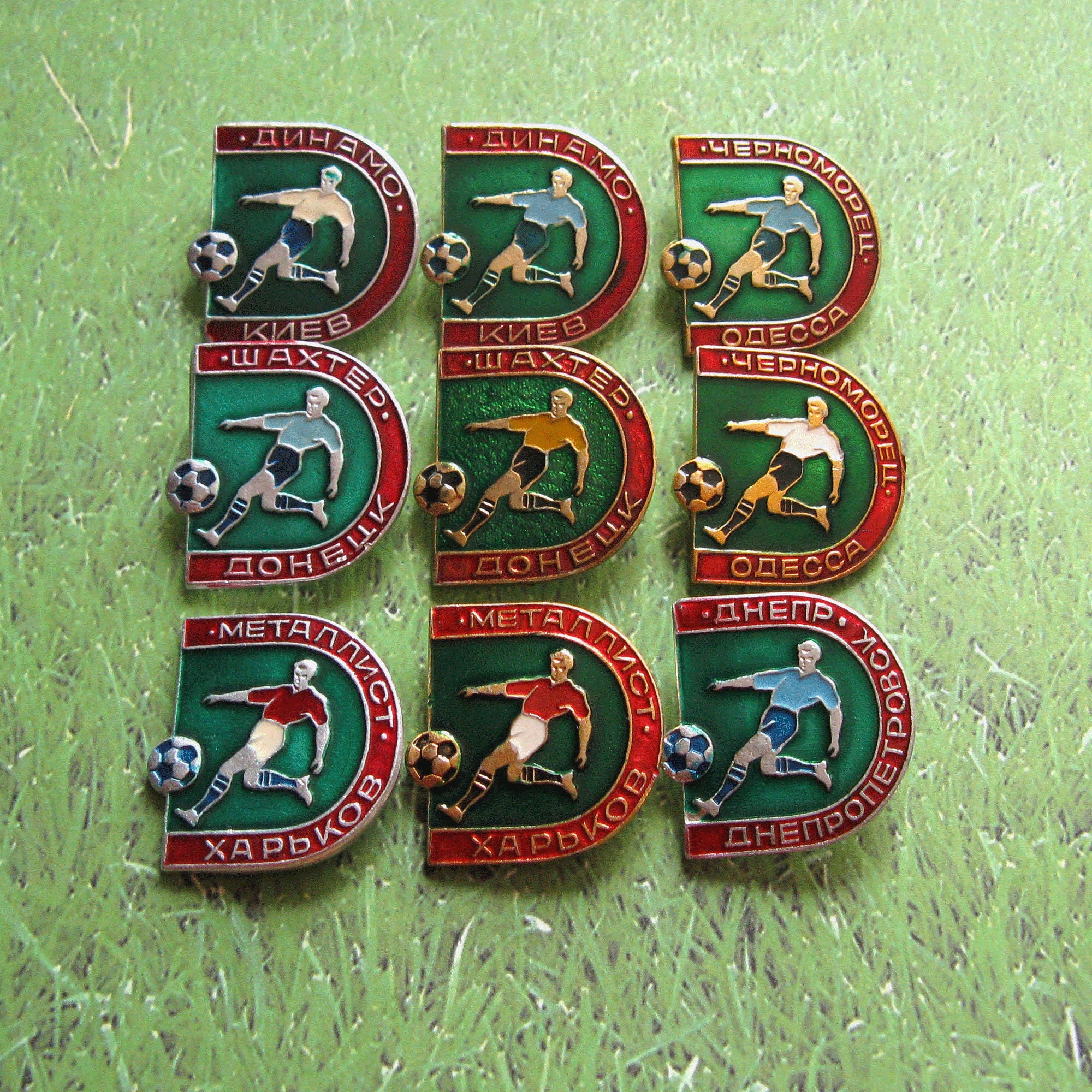 Soviet Football Pins Football Clubs Badges Football in USSR | Etsy