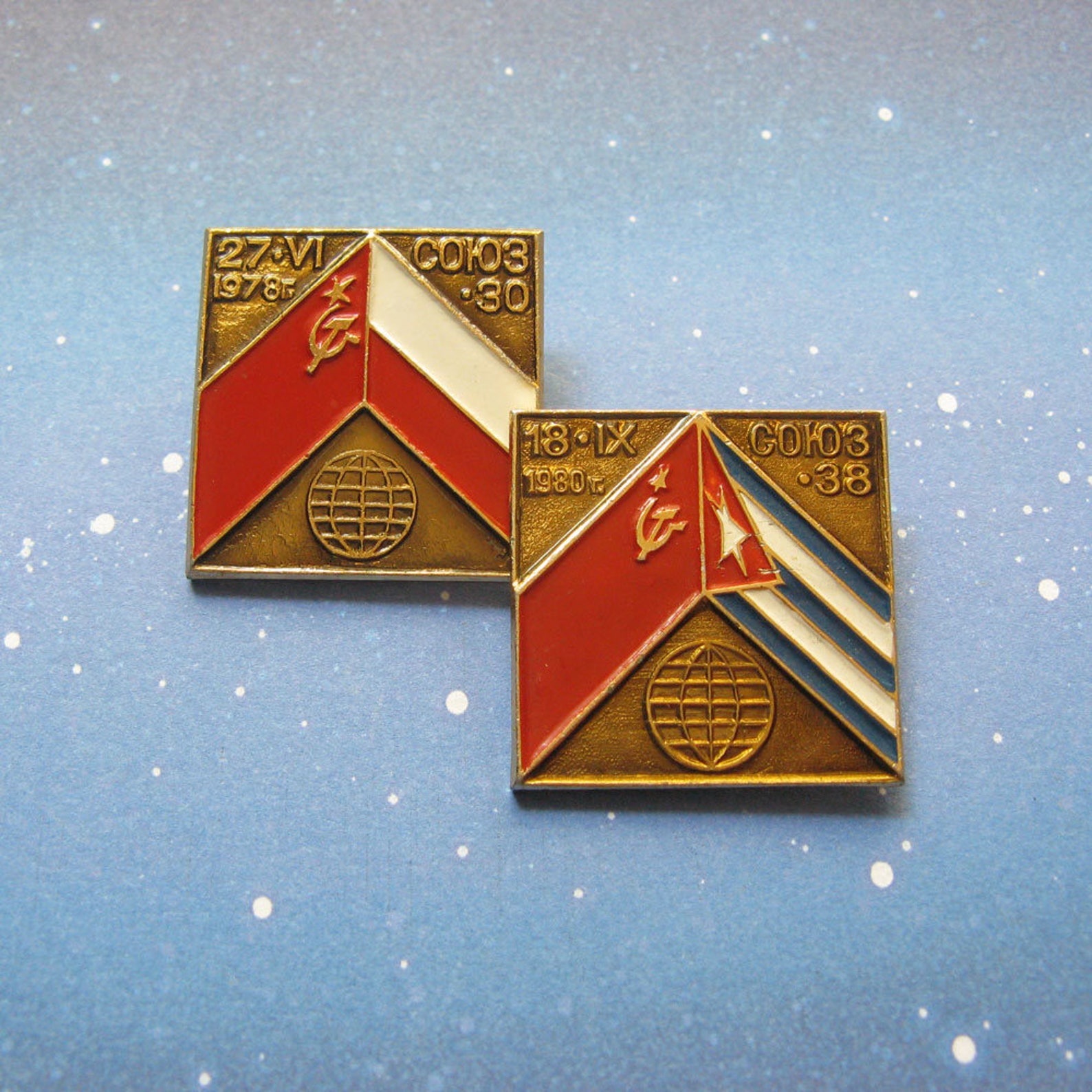 Vintage Space Pins Astronomy Collectible Solar System - Etsy