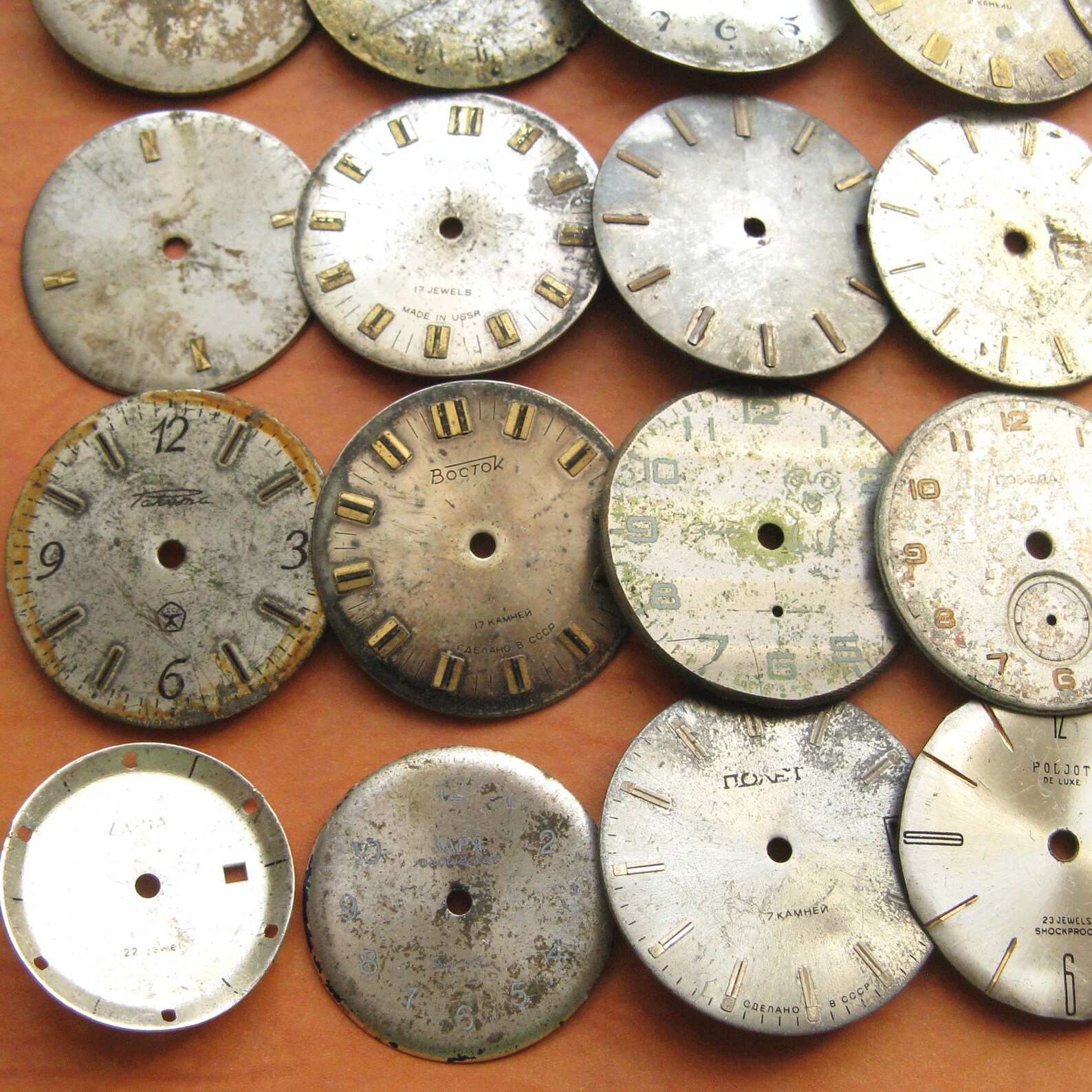 30 Pcs Vintage Watch Faces Wrist Watch Faces Round Watch - Etsy