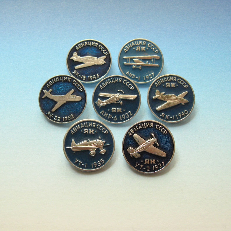 Soviet Airplane Pins Airplane Theme Air Force Pin Airplane - Etsy