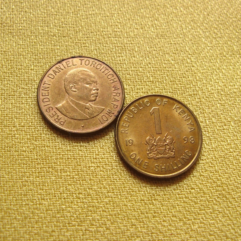 Kenya Coins Coins From Africa Collectible Coins Kenya - Etsy