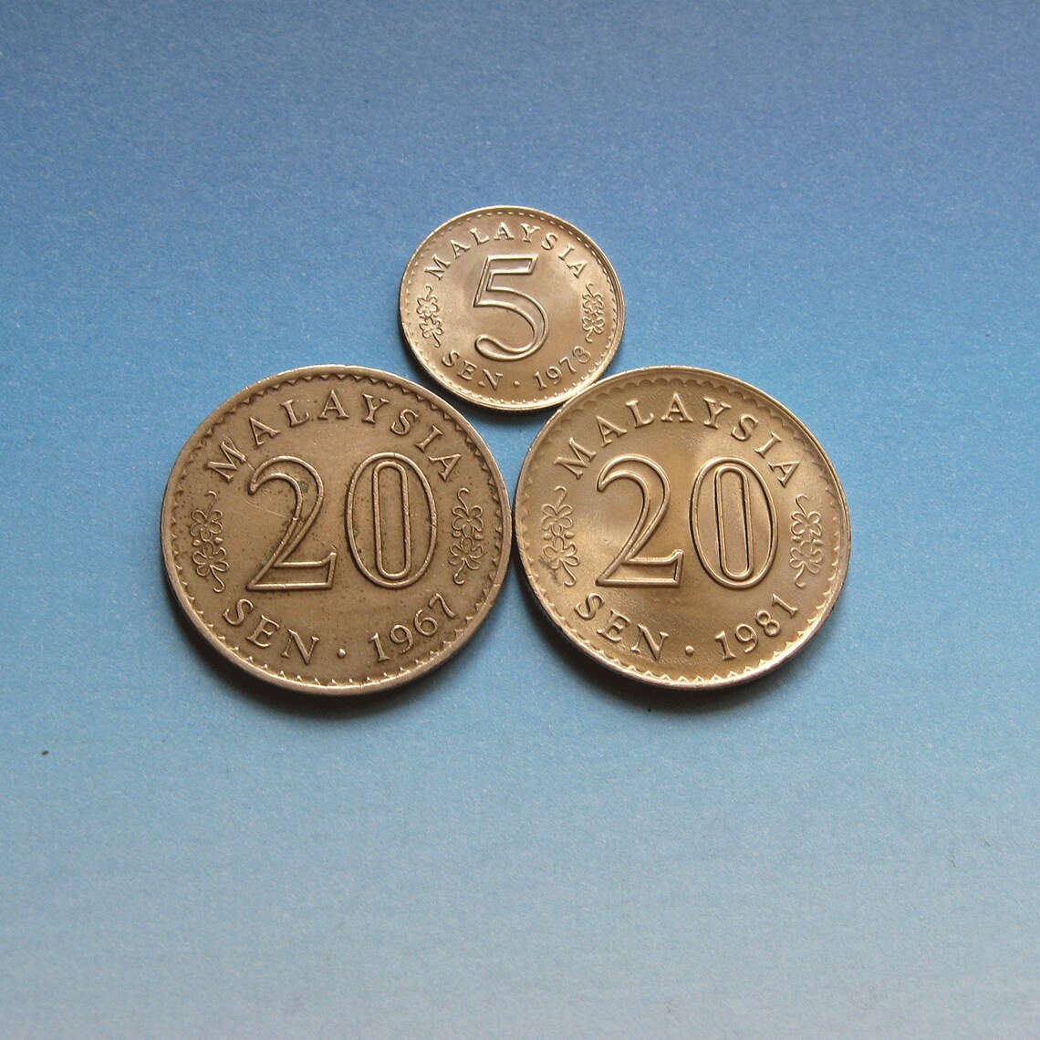 Coins from Malaysia Malaysian Sen Rare and Unusual Coins | Etsy