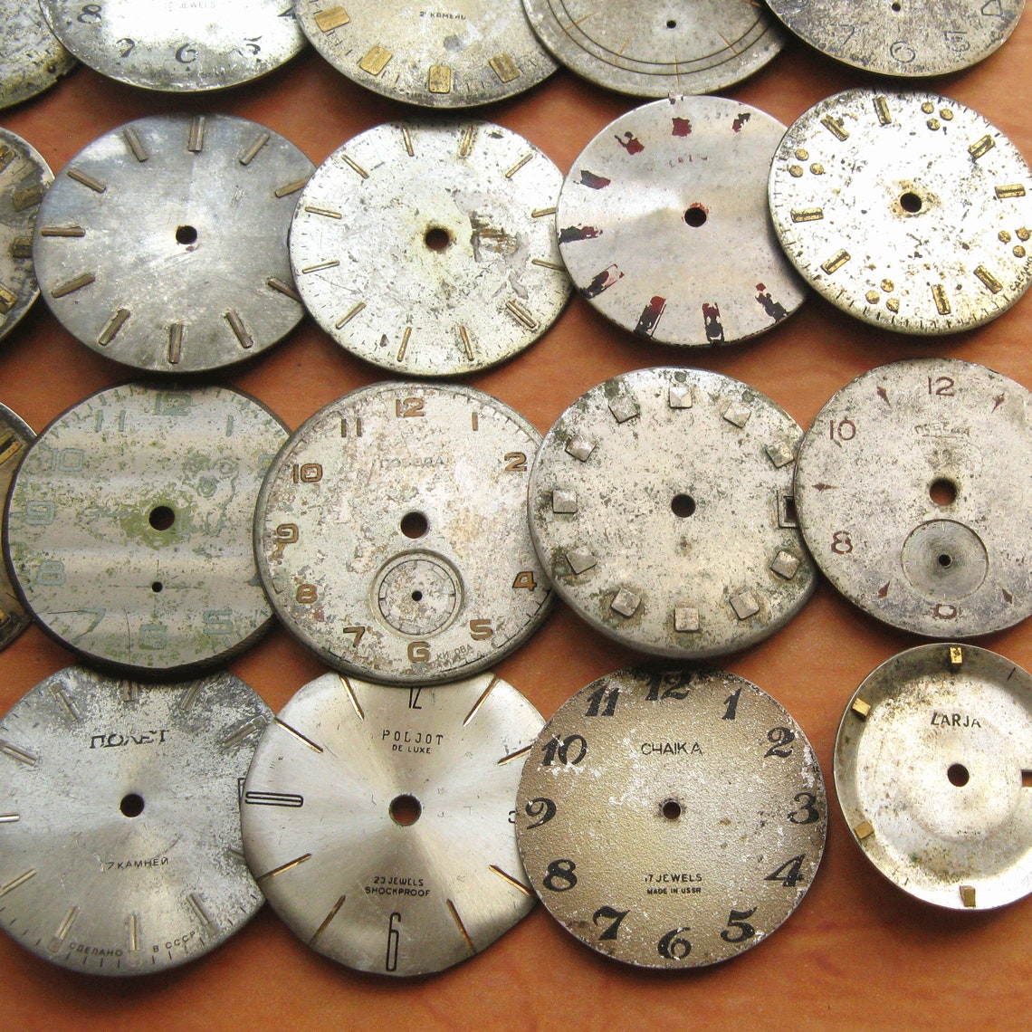 30 Pcs Vintage Watch Faces Wrist Watch Faces Round Watch - Etsy