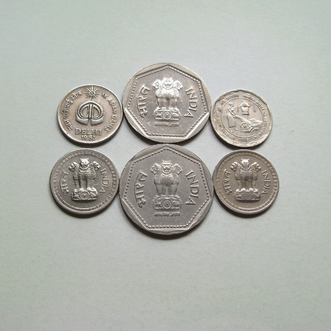 Vintage Coins From India Indian Coins Coins for Necklace - Etsy