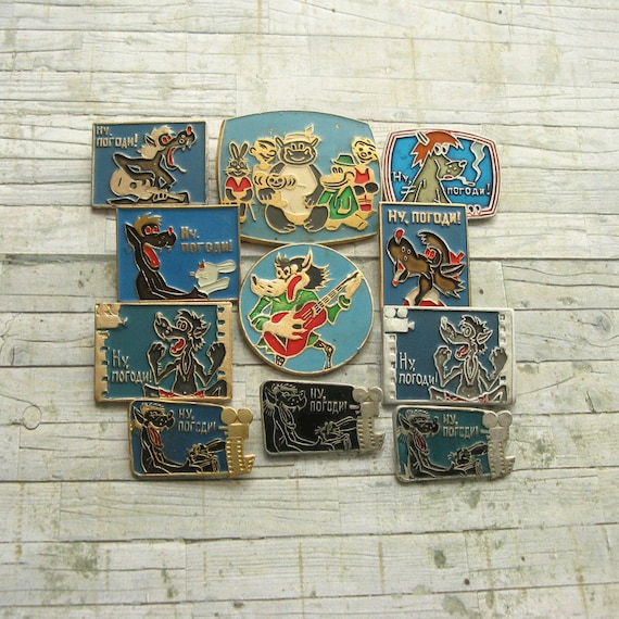Soviet Animation Pins Cartoon Badges Badge For Coll Gem