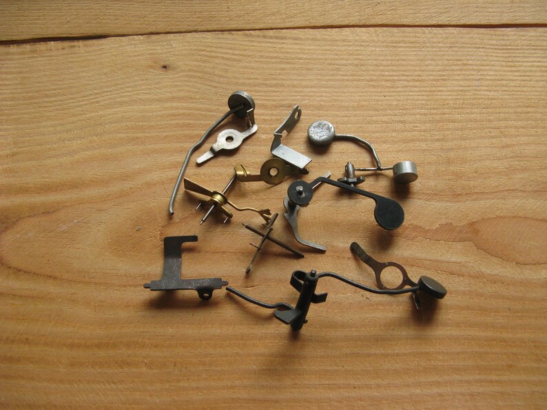 Vintage Clock Parts Retro Metal Pieces Metal Shop Supplies - Etsy