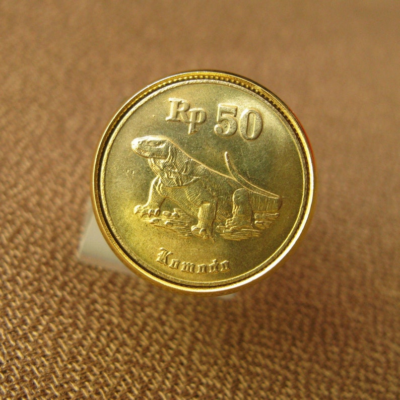 Coin Ring Custom Ring Coin Jewelry Coin Ring for Men | Etsy