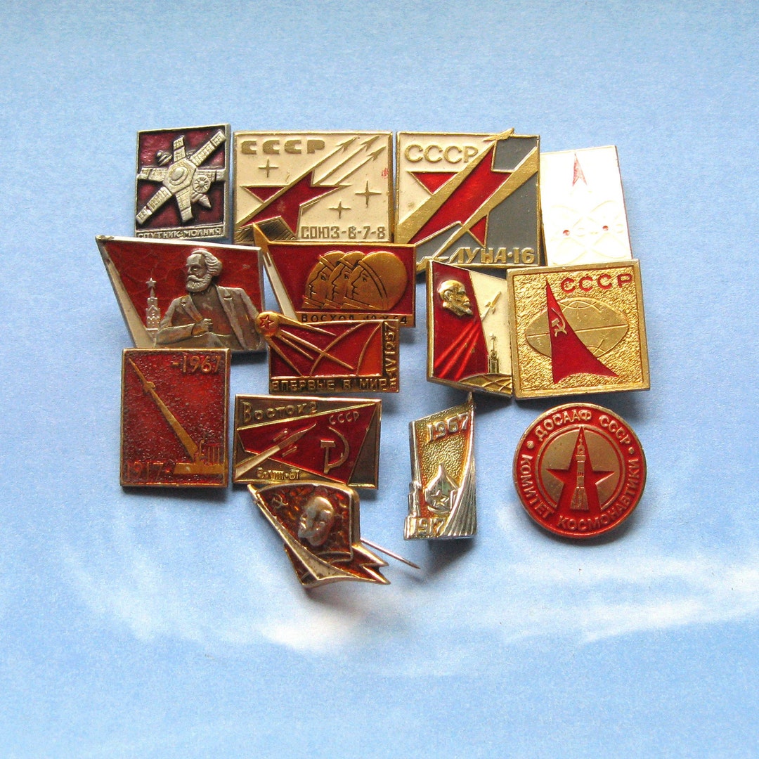 Vintage Space Pins, Cosmos Exploration, Space Badge, Space Collectible ...