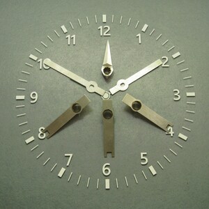 Vintage Clock Hands, Tiny Clock Hands, Metal Clock Hands, Small Metal ...