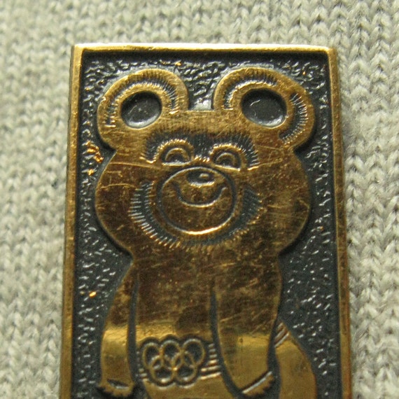 Soviet Pins, Olympic Games 80, Moscow Games Symbol, R… - Gem