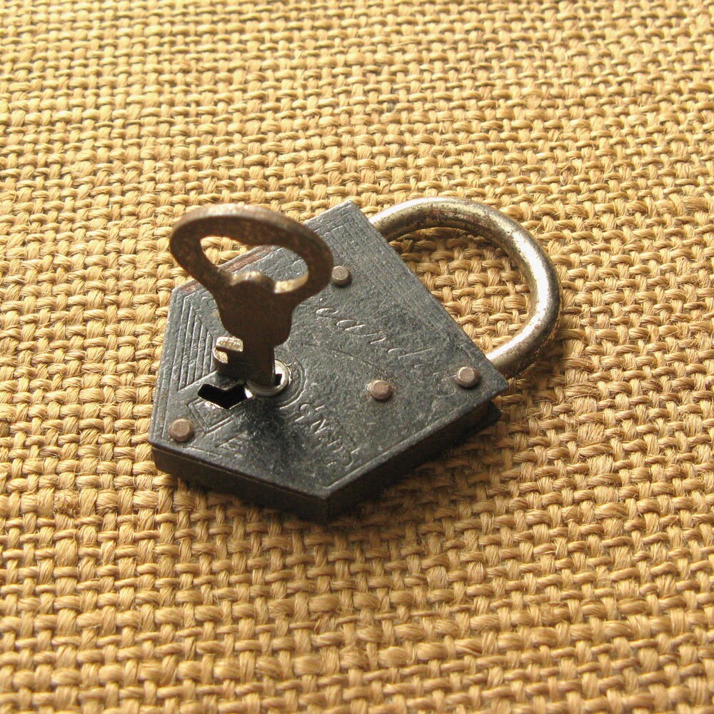 Antique Padlock Wedding Lock Love Lock and Key Retro Lock | Etsy