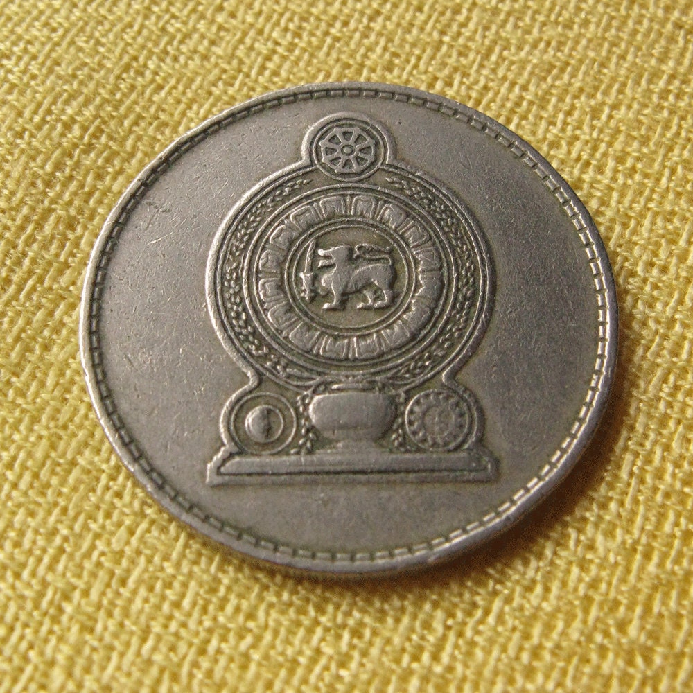 Vintage Sri Lanka Coins Coins for Jewelry Making Rupee and | Etsy