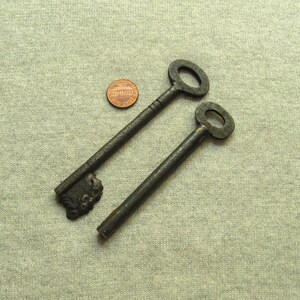 Set of 6 Old Skeleton Keys, Antique Keys, Primitive Keys, Antique ...