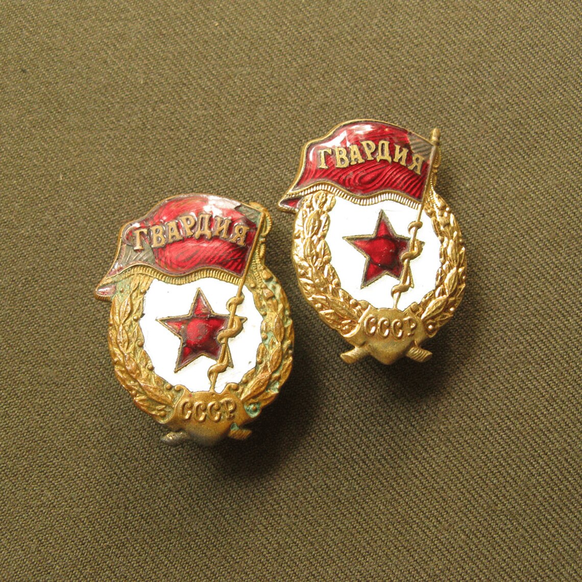 Soviet Army Retro Pin Bronze and Enamel Badge Lapel Pin | Etsy