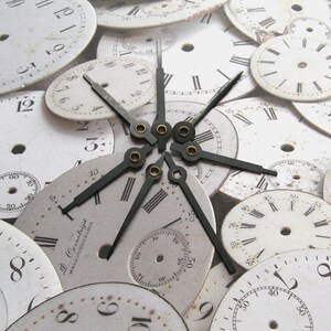 Vintage Clock Hands, Tiny Clock Hands, Metal Clock Hands, Small Metal ...