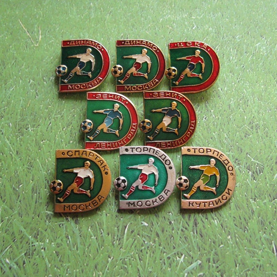 Soviet Football Pins, Football Clubs Badges, Football… - Gem