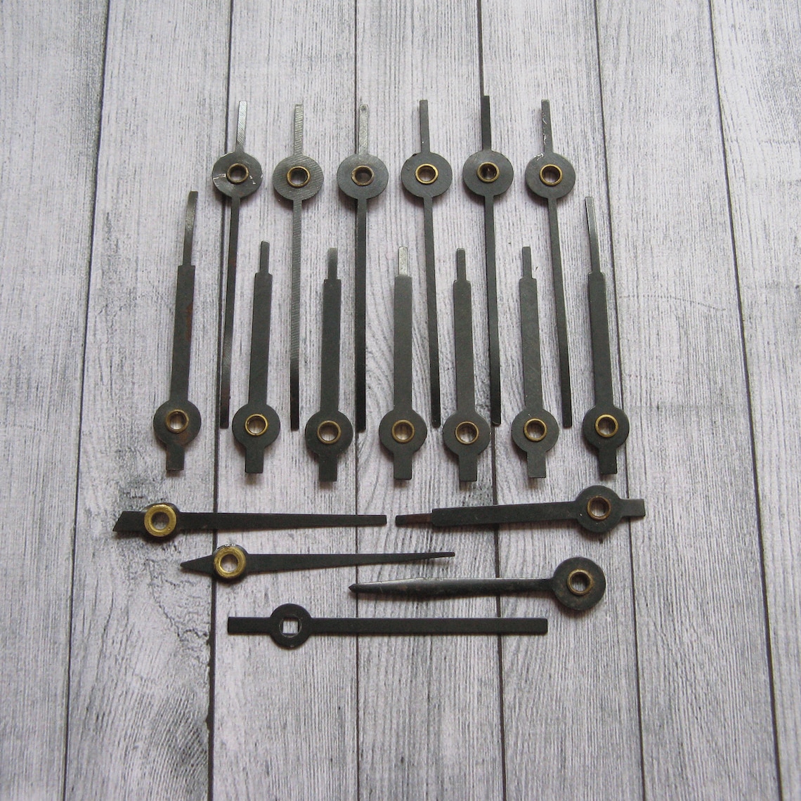 Vintage Clock Hands Tiny Clock Hands Metal Clock Hands | Etsy