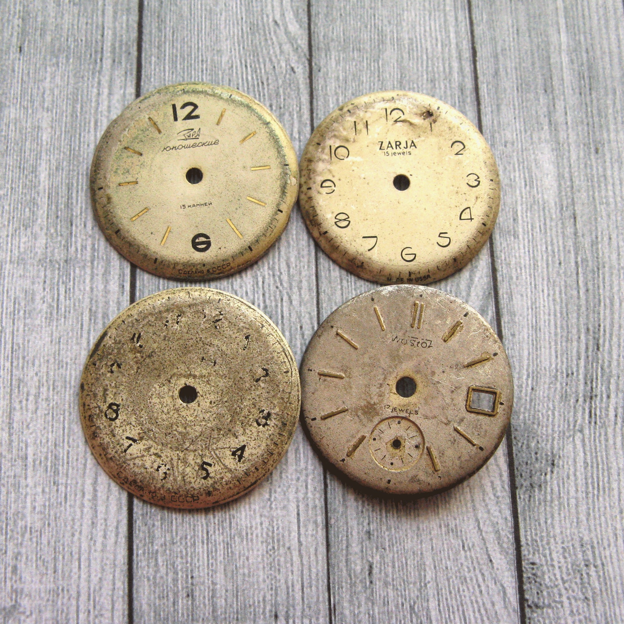 Vintage Watch Faces Antique Dials Parts Dials for Steampunk | Etsy