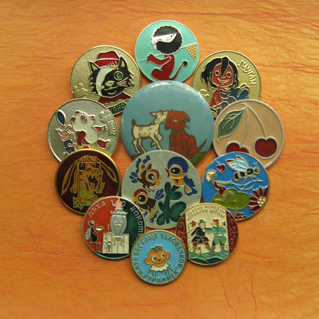 Vintage Cartoon Characters Pins, 80s Pins, Pin Collectors, 80s Pinbacks ...