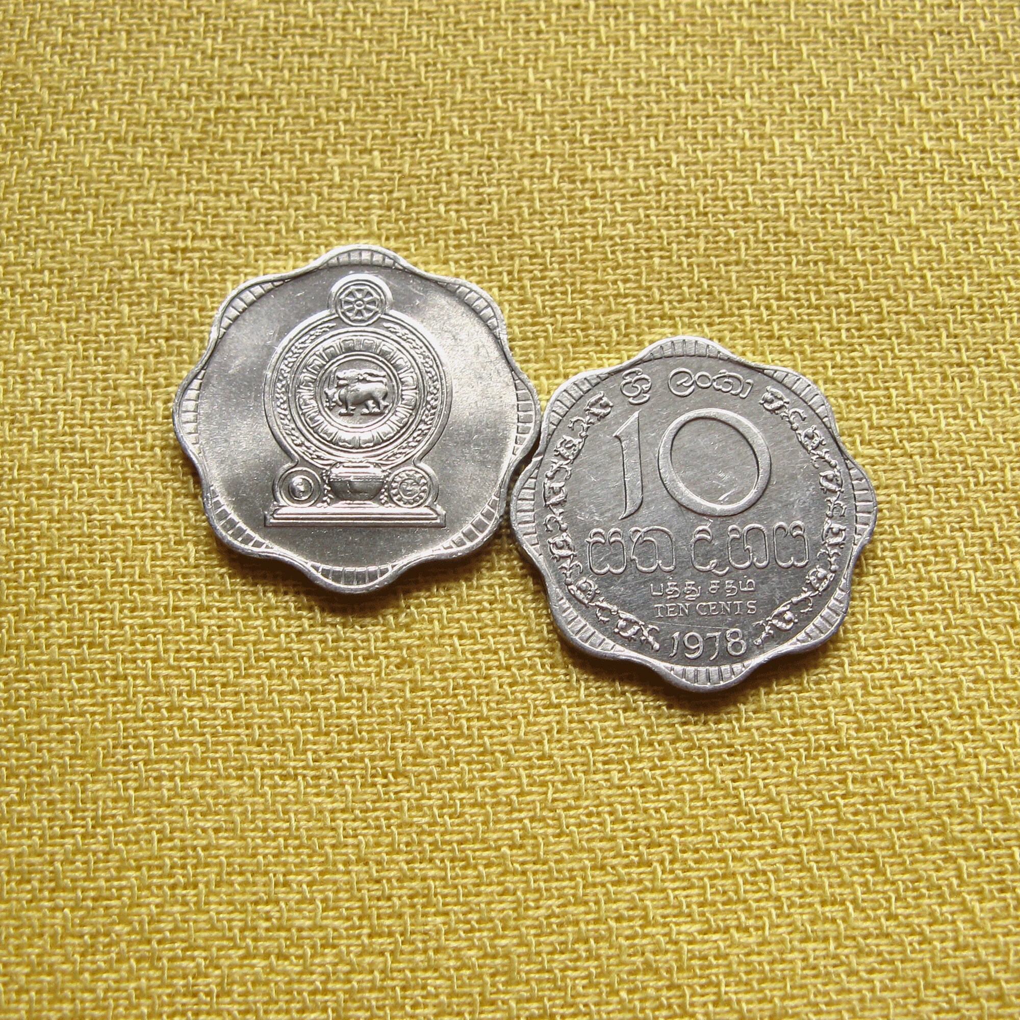 Vintage Sri Lanka Coins Coins for Jewelry Making Rupee and | Etsy