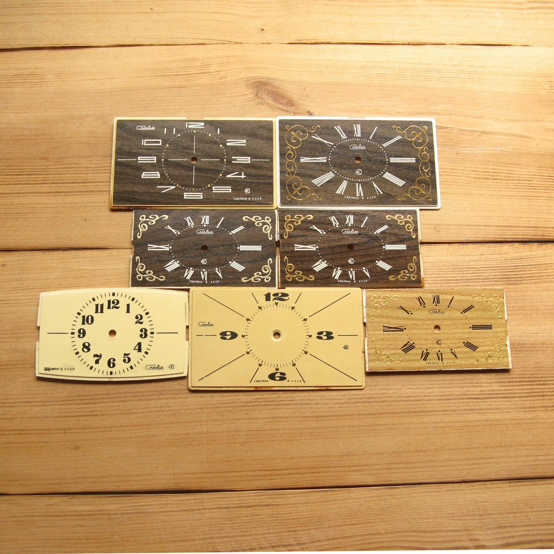 Alarm Clock Faces Slava Vintage Alarm Clocks Retro Clock - Etsy