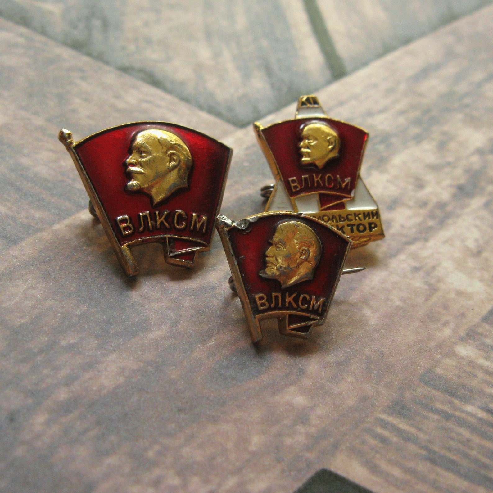Vintage Lenin Pins Set of 17 Soviet Collectible 1970s Pins | Etsy