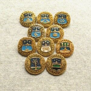Cities Emblems Pins Historical Finding Slavic Findings - Etsy