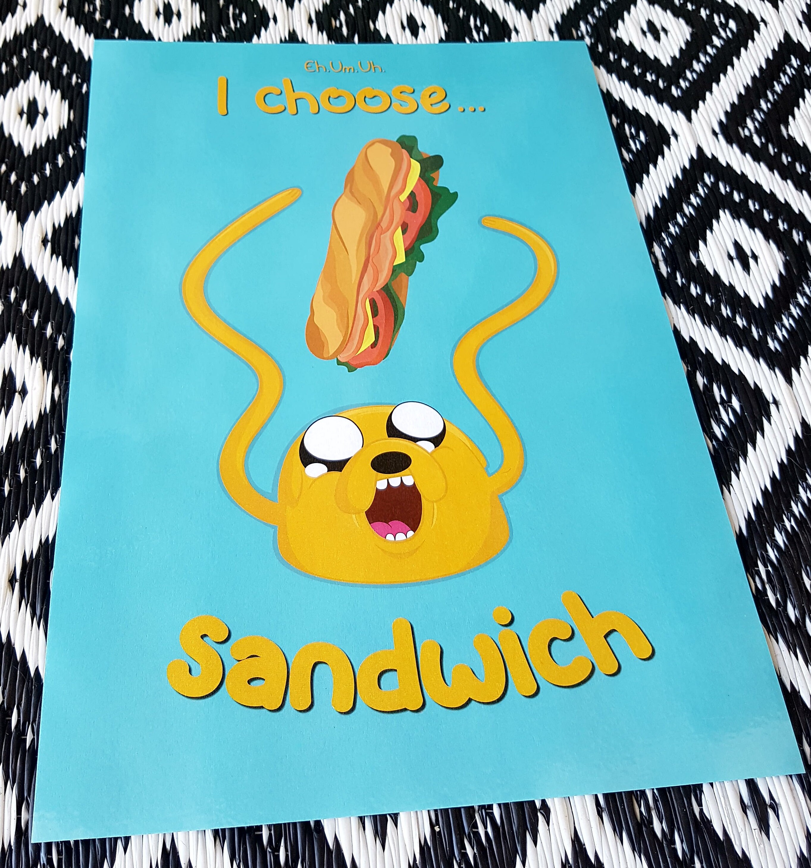 Adventure Time Poster Prints LSP and Jake the Dog - Etsy