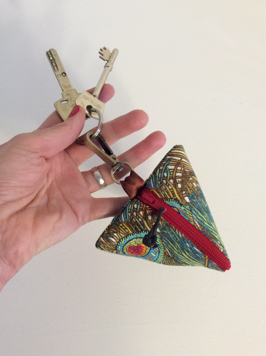 Coin Purse Attaches to Keys Key Ring Wallet Purse Adults - Etsy