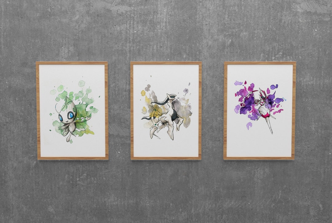 Pokemon Fan Art, a Watercolor Drawing Based on the Anime and Video Game ...
