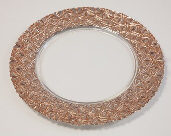 Gold glass plates | Etsy