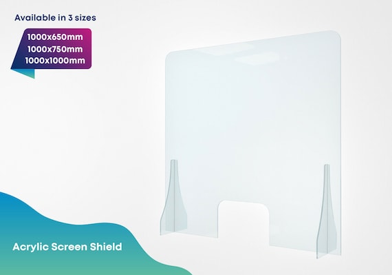 Perspex Acrylic Screens Protection Counter Sneeze Screen | Etsy